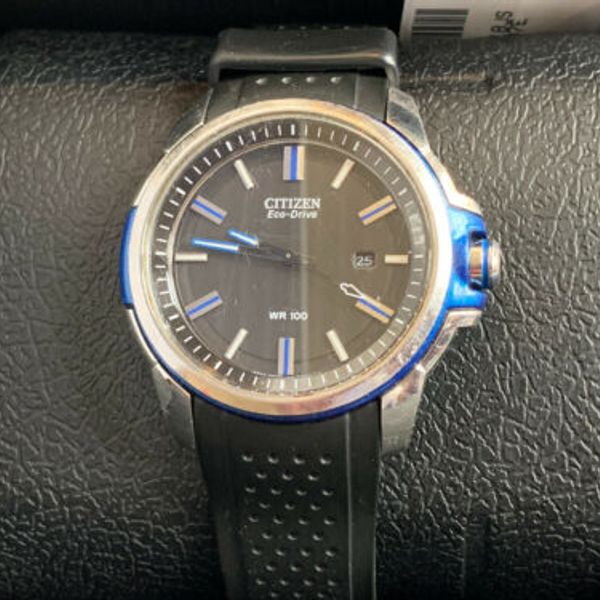 Citizen Men's Eco-Drive AR 2.0 Rubber Strap Watch AW1151-04E ...