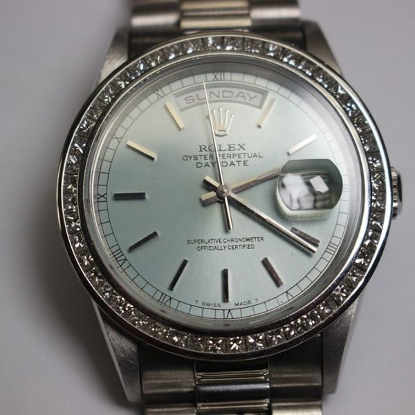 FS Rolex President Day-Date Platinum 36mm 18206 | WatchCharts