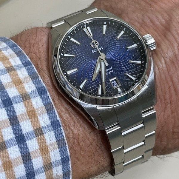 New Erebus Ascent Blue Helix- Reduced | WatchCharts Marketplace