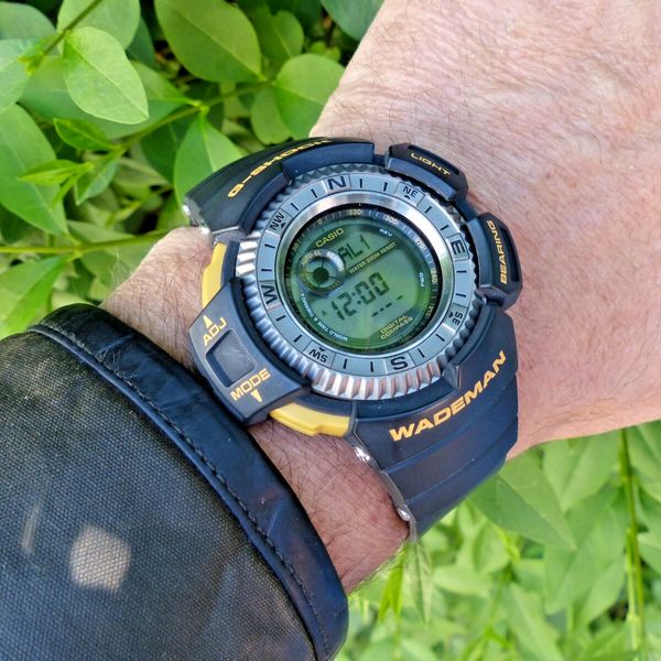 CASIO DW-9800 WADEMAN G-SHOCK Titanium Very Rare Watch NOS Watch Only ...