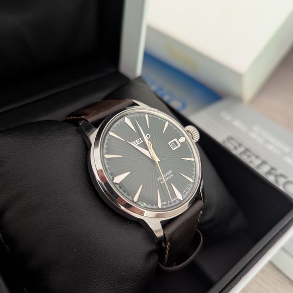 Seiko Presage Cocktail Mockingbird Automatic Wristwatch Watch 23 Jewels ...
