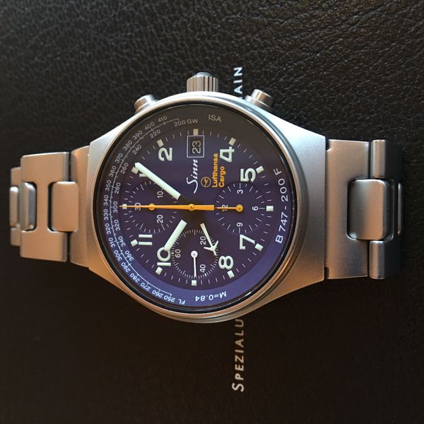 FS: Sinn 144 GMT Lufthansa Cargo 747 Chrono Limited Edition...A RARE ...