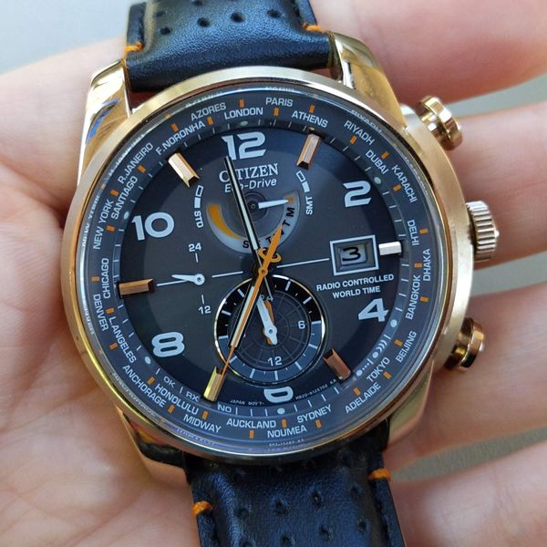 [$220 USD] Citizen World Time A-T radio controlled watch AT9013-03H ...