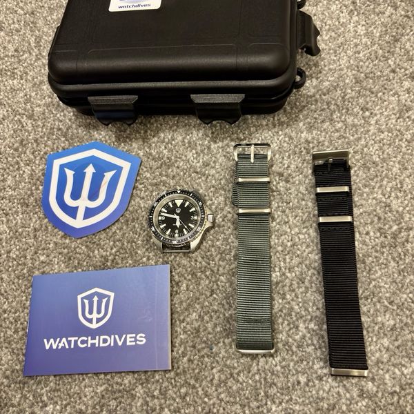 Watchdives WD 1980 Royal Navy Style Dive Watch Seiko VH31 Quartz ...