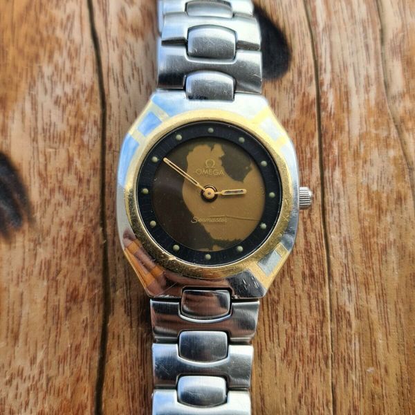 Omega Seamaster Polaris Gold&Steel Ana-Digi cal.1665(ETA 988.432) ref ...