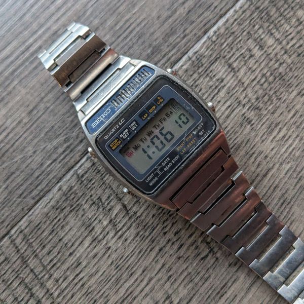 Vintage Seiko A159-4029-T LCD Digital Watch With New Battery ...