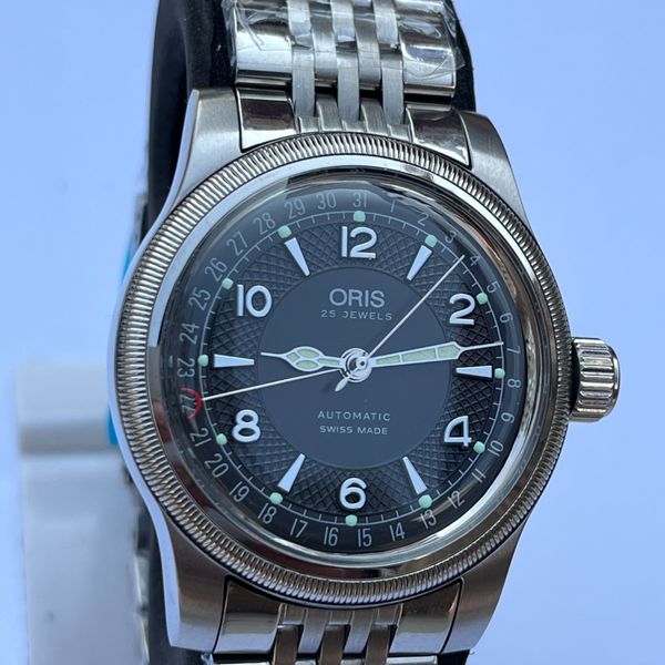 Oris Big Crown Pointer Date Automatic Black Dial Swiss Men's Watch ...