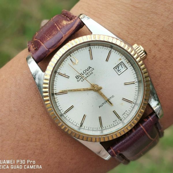 Bulova super seville (datejust) Automatic Cal.ETA 2872 men's watch ...