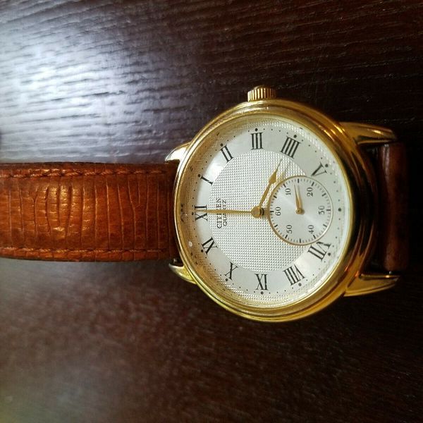 Men’s Citizen 6045 Dress Analog Quartz Watch elegance and refine ...