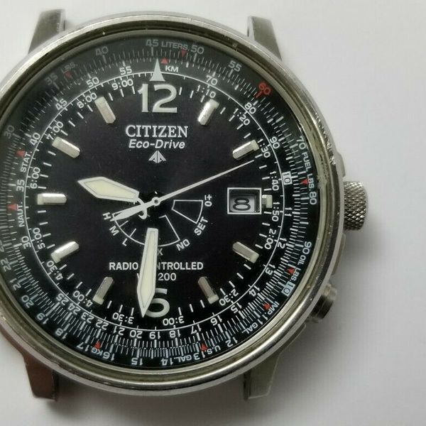 Citizen Promaster Eco-Drive H461-T004423 Radio-Controlled Pilot watch ...