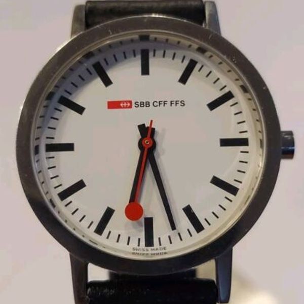 Vintage Mondaine M7606 Official Swiss Railways SBB CFF Menâ s Quartz ...