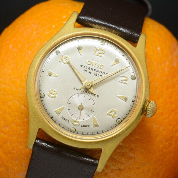 Vintage 1950s ORIS hand-wind, 15 jewels, cal 461, sub seconds, Swiss, serviced | WatchCharts ...