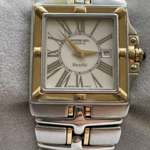 RAYMOND WEIL Stainless Steel & 18K Yellow Gold Parsifal Watch #9390 ...