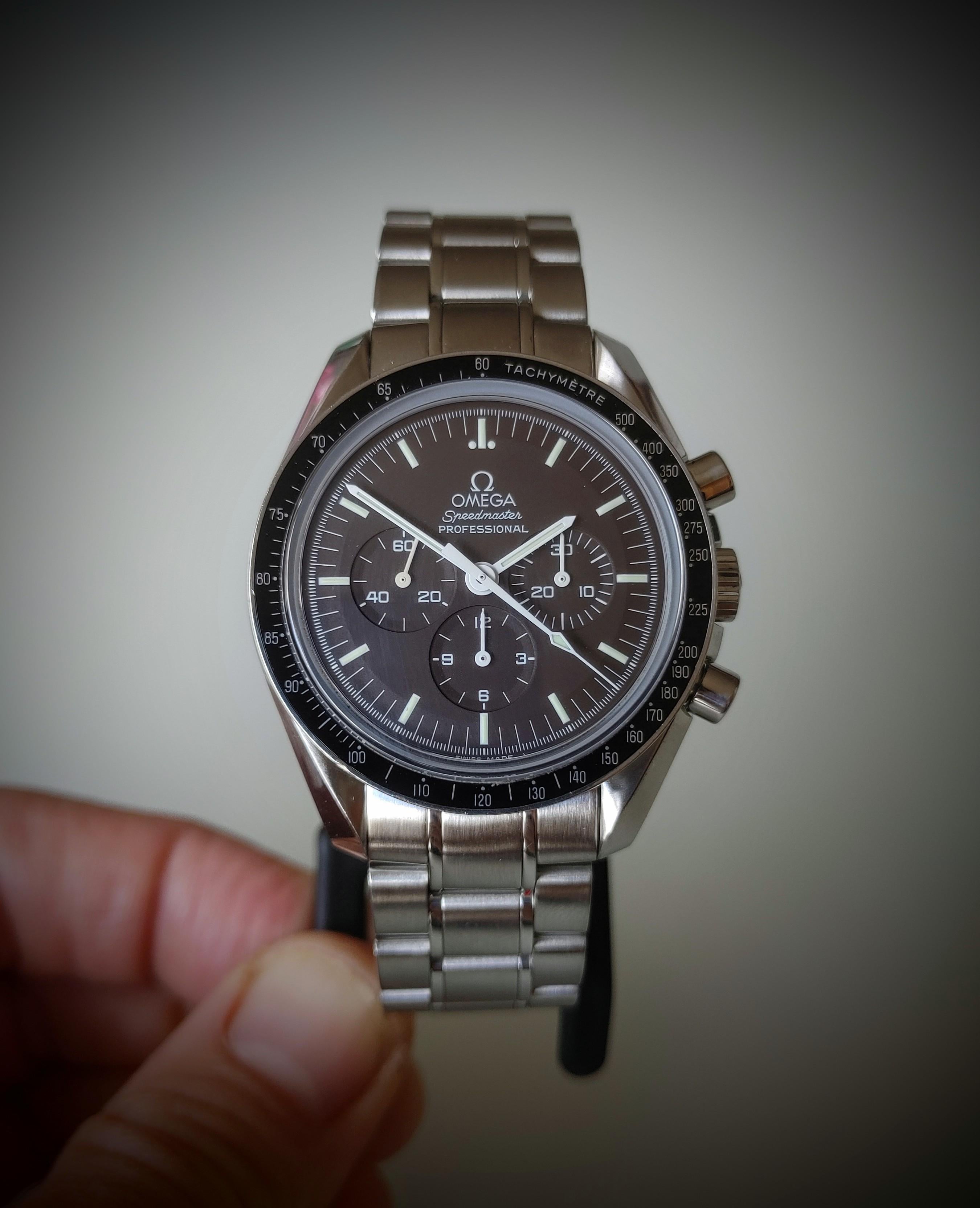 [WTS] Omega Speedmaster Moonwatch - Chocolate Dial - 'Sapphire Sandwich ...