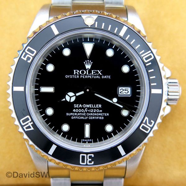 FS: Rolex 16600 STAINLESS STEEL SEADWELLER-U SERIAL | WatchCharts