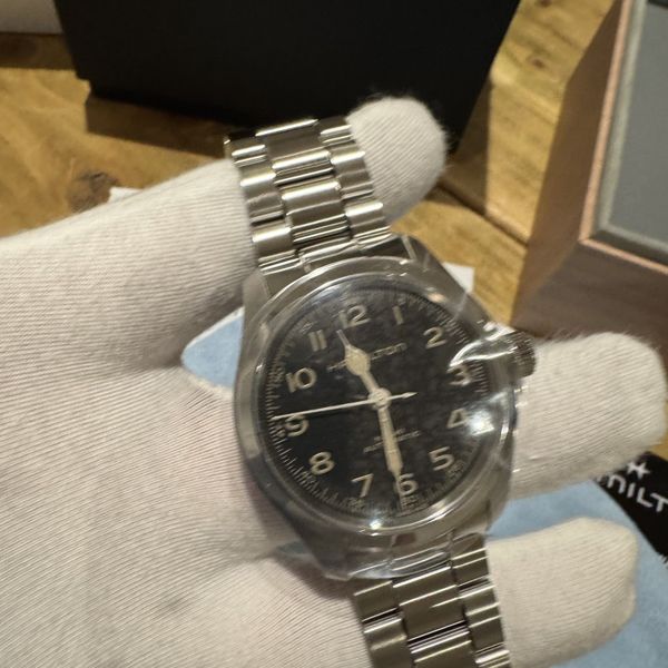 Hamilton Khaki Field Murph Black Dial Automatic 38mm Men's Watch ...