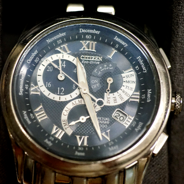 Citizen Caliber 8700 Eco-Drive Alarm/Chronograph-Perpetual Calender ...