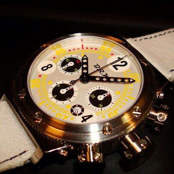 BRM V-15 Automatic Chronograph & Date. Swiss 7753 Valjoux Movement ...