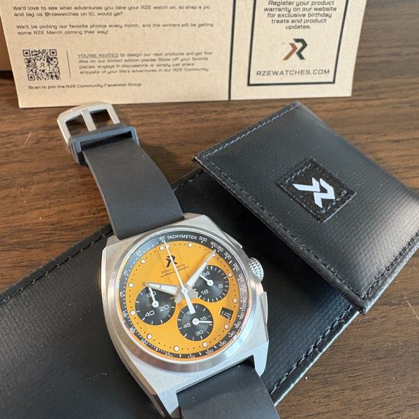 FS-RZE Valour Chronograph in Medallion Yellow | WatchCharts Marketplace