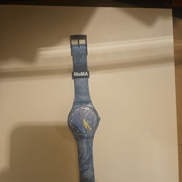 Swatch X MoMa The Starry Night by Vincent Van Gogh Watch | WatchCharts ...