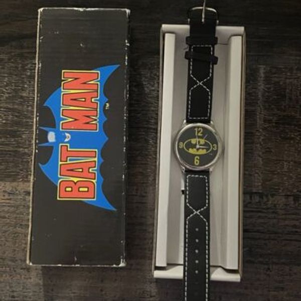1989 Batman Fossil Watch With Box | WatchCharts Marketplace