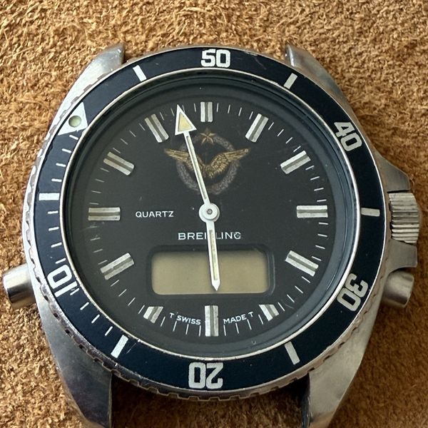 Breitling Pluton Navitimer 2100 French Military Rare For Parts Needs ...