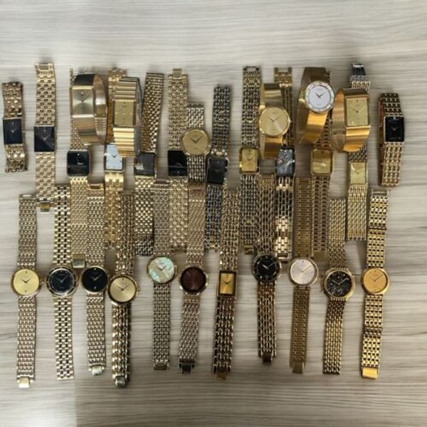 LOT OF 28 Vintage Seiko Lassale Gold tone men's Watch WITHOUT MOVEMENT ...