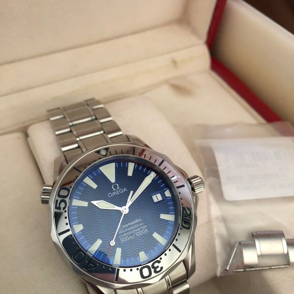 FS. Omega electric blue 2255.80.00 full size auto | WatchCharts Marketplace