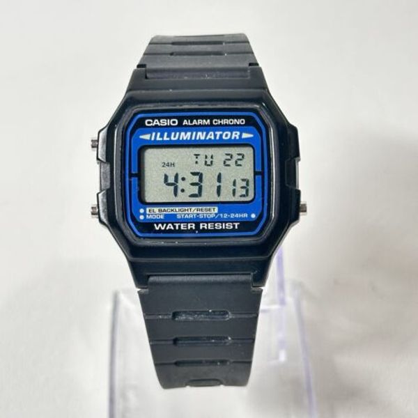 Vintage Casio F-105 Digital Watch 35mm Alarm Chronograph Module 3298 ...