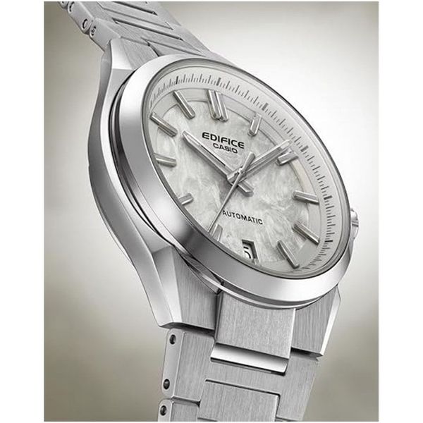 Casio Edifice Silver Electroforming Dial Automatic Watch EFK-100D-7AER ...