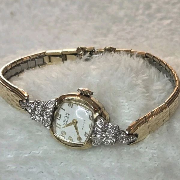 Vintage Gruen precision 17 Jewel ladies RG 10k watch Manual Works ...