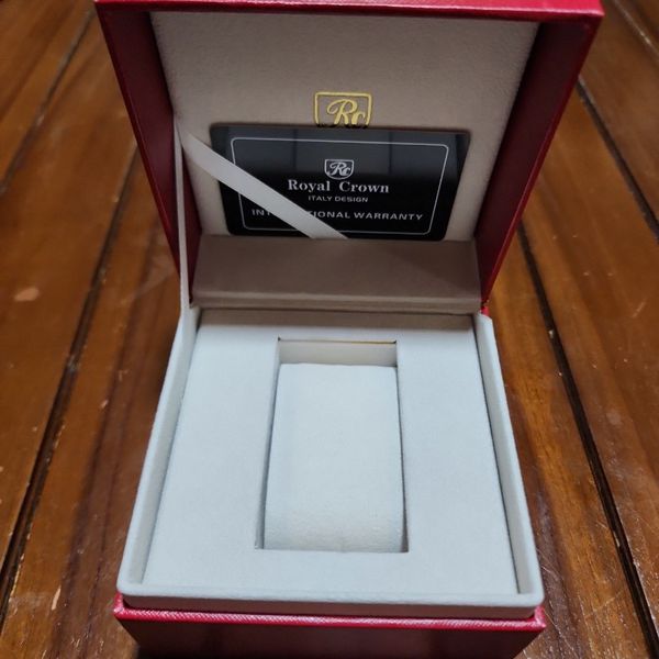 Royal Crown Watch Box - Red | WatchCharts Marketplace