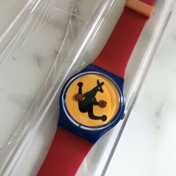 Swatch Boxing Kangaroo Eduardo Arroyo 1996 Limited Artist Edition Rare GN163 | WatchCharts ...