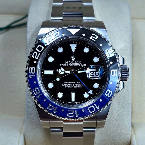 Rolex GMT-Master II, Batman black/blue ceramic bezel, ref 116710BLNR ...