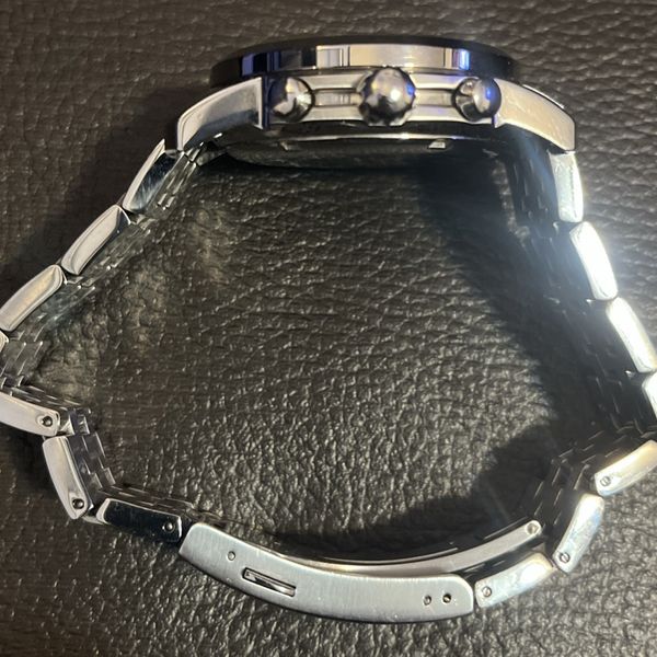 Tissot PRC 200 T461 BlackDial Yellow Hands Quartz Chronograph New ...