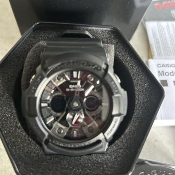 G SHOCK Casio GA201 BLACK ANALOGUE AND DIGITAL | WatchCharts Marketplace