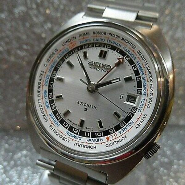 Vintage Seiko World time 6117-6400 Automatic Watch | WatchCharts