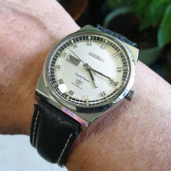 rare vintage citizen watch( day/date dual window | WatchCharts Marketplace