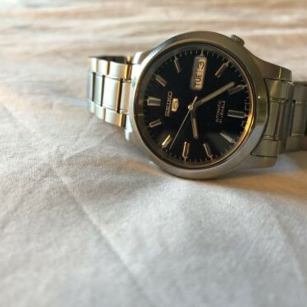 SEIKO 5 Automatic SNK793 Blue Dial Stainless Steel Men's Watch SNK793K1 ...
