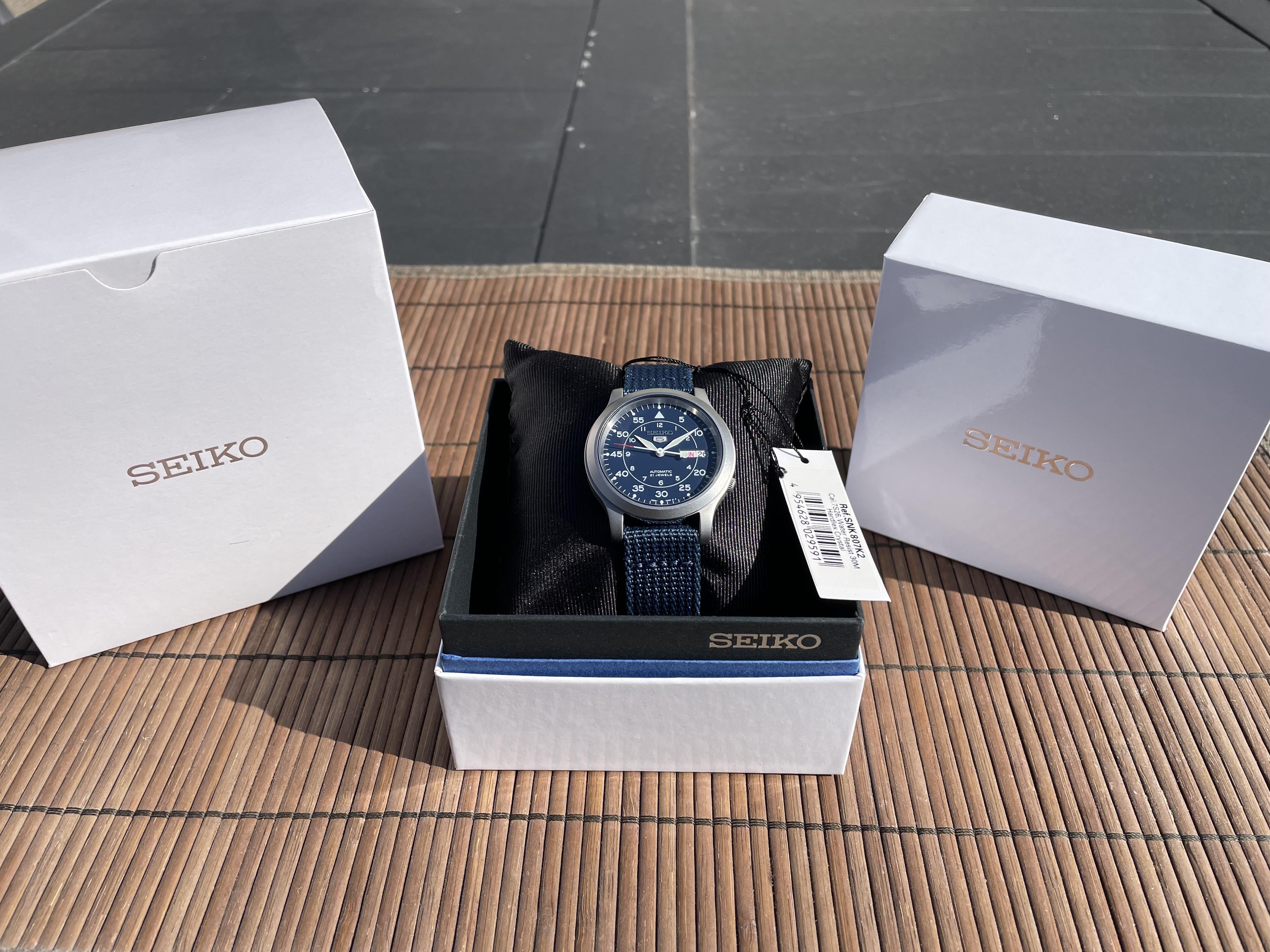 [WTS] Seiko 5 Blue Dial SNK807 | WatchCharts