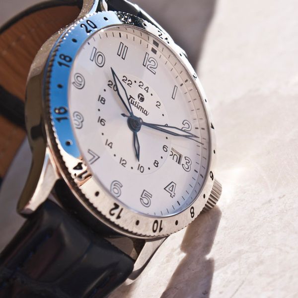 FS: Tutima FX UTC 3 Time Zone REF 633-21 (Rare White Dial) ETA 2893-2 ...