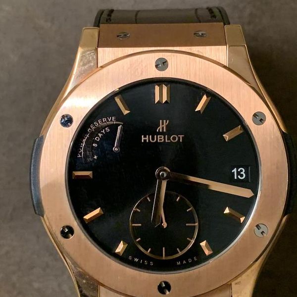 FS Gold Hublot 8 day power Reserve | WatchCharts