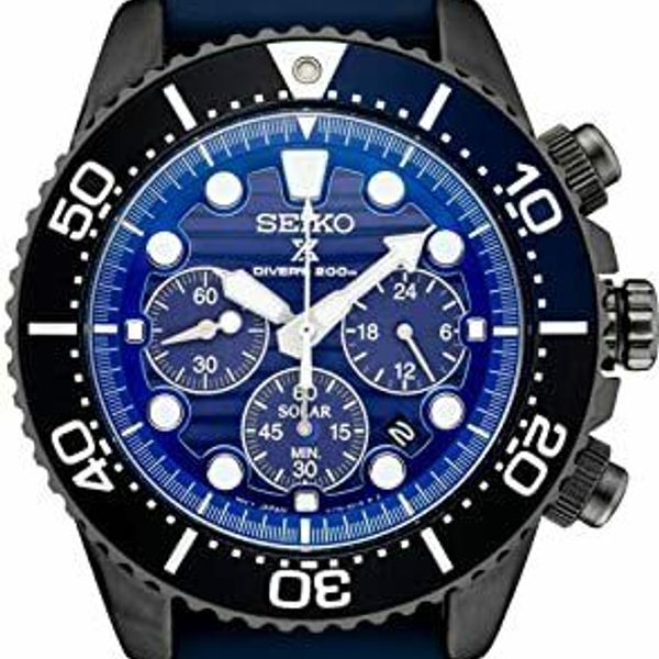 Seiko Prospex SSC701 - Special Edition Blue Silicone Solar Powered ...