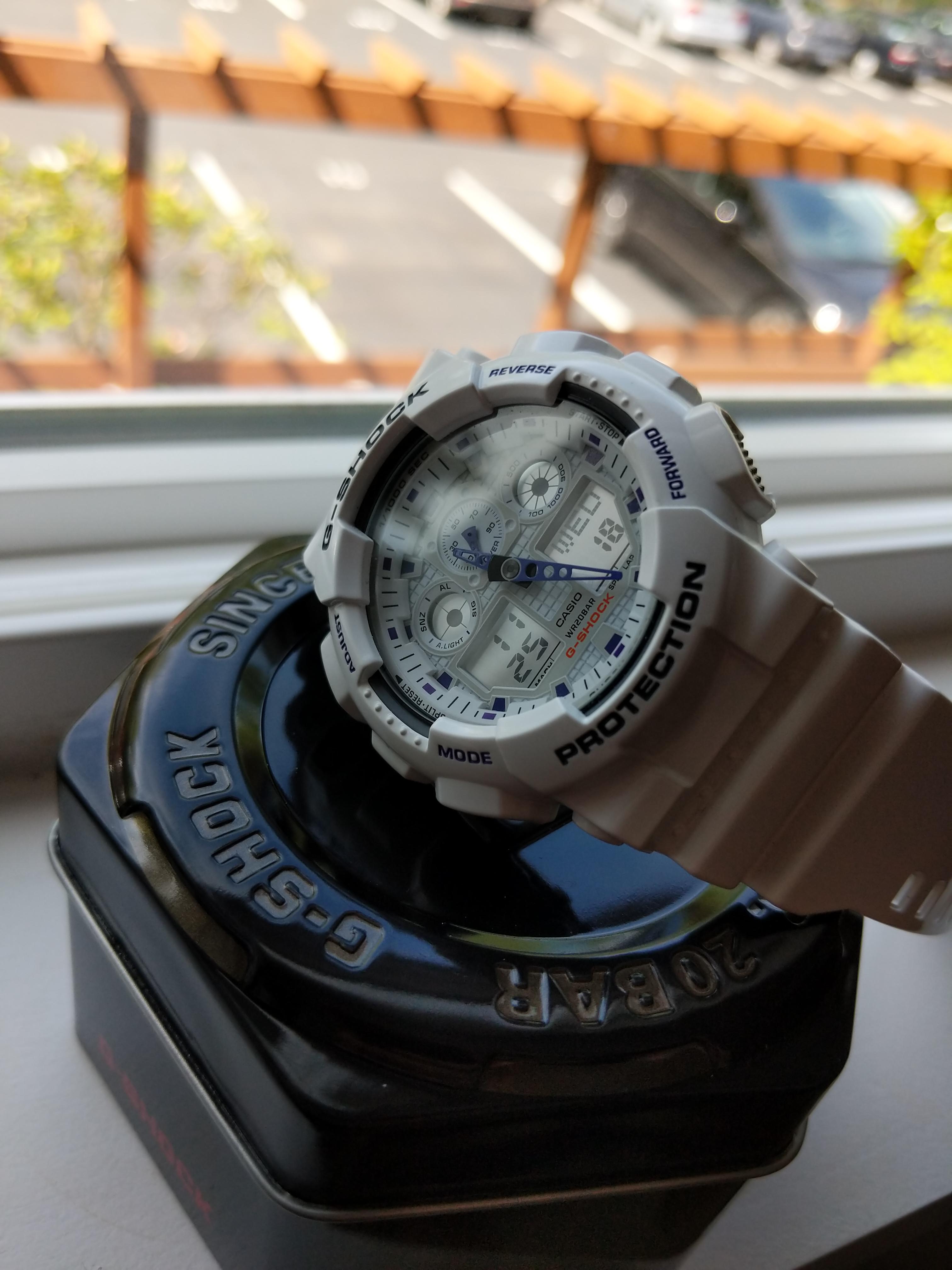 [WTS] Casio GShock GA100A-7A White | WatchCharts