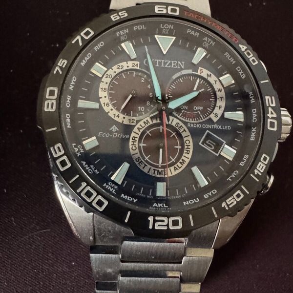 Men's Citizen Promaster Eco Drive Chronograph Watch | WatchCharts ...