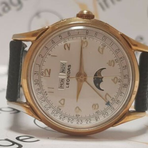 Leonidas 1201 Complete Calendar Moonphase | WatchCharts Marketplace