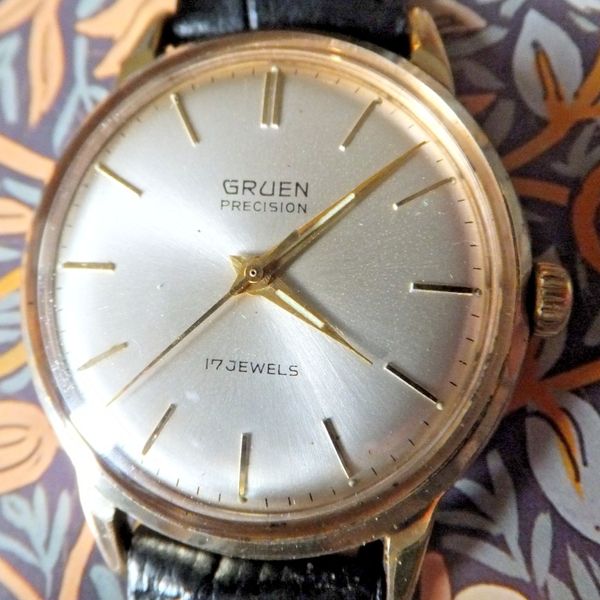 "James Bond" Gruen Precision Cal 53 - 17 Jewel Watch Manual Winding ...