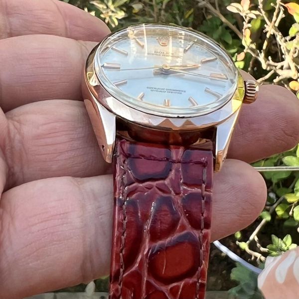 [WTS] Rolex Oyster Perpetual 1025 Automatic Triangle Bezel 34 Watch 60 ...