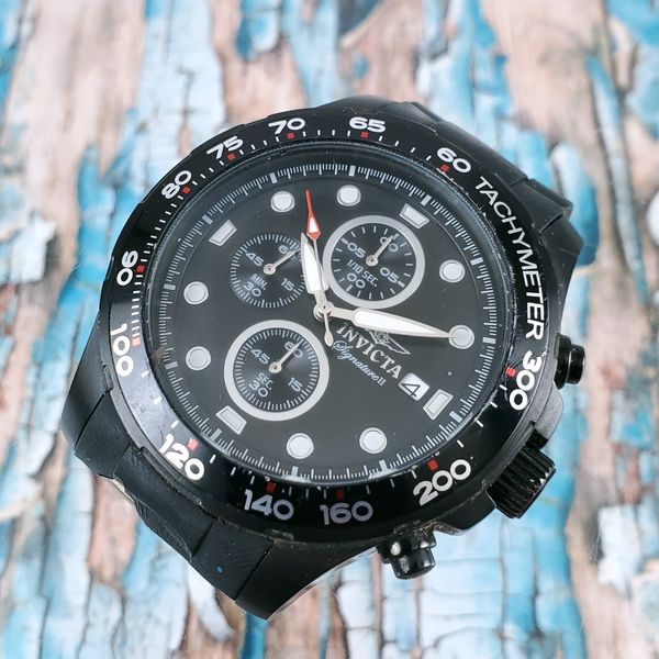 Invicta Signature II Chronograph Model No. 7375 For Parts or ...