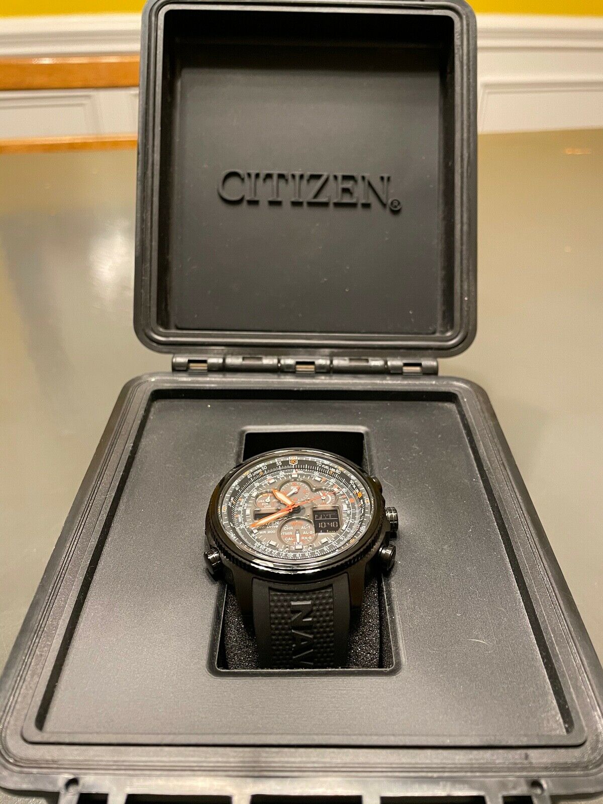 Citizen Eco Drive Promaster NaviHawk A-T Chrono Atomic Mens Watch ...